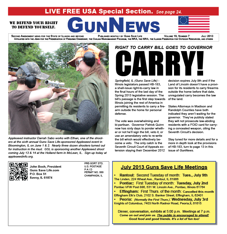 GunNews is up! – Guns Save Life