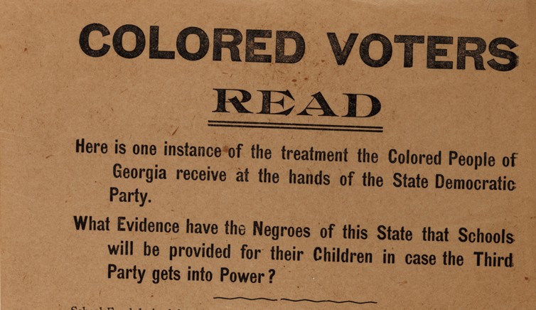 Voting Literacy Test Examples