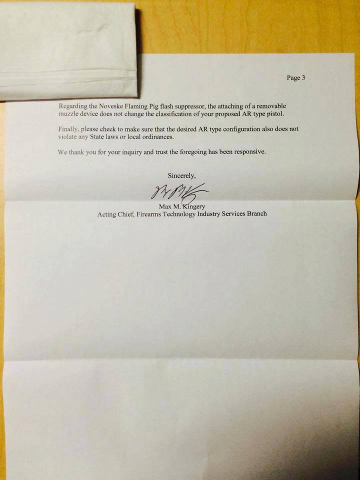 DAZED AND CONFUSED: “New” ATF letter on Sig Support Brace contradicts ...